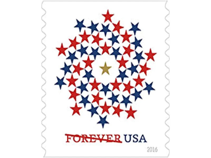 Forever Stamps 2016 Patriotic Spiral – National Pride, First-Class Pos ...